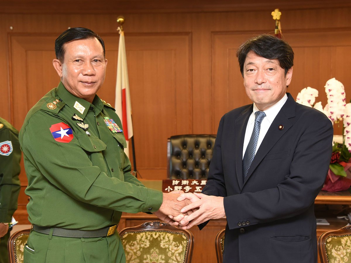 Senior Myanmar Officials Meet Defense Minister Onodera | The Nippon ...